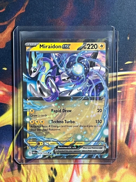 MIRAIDON EX 079/197 Pokemon Obsidian Flames Double Rare NM 2023 $3.35 ...