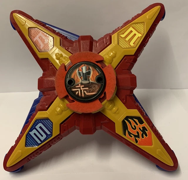 POWER RANGERS NINJA Steel Deluxe Red Rangers Star Morpher Toy DX With ...