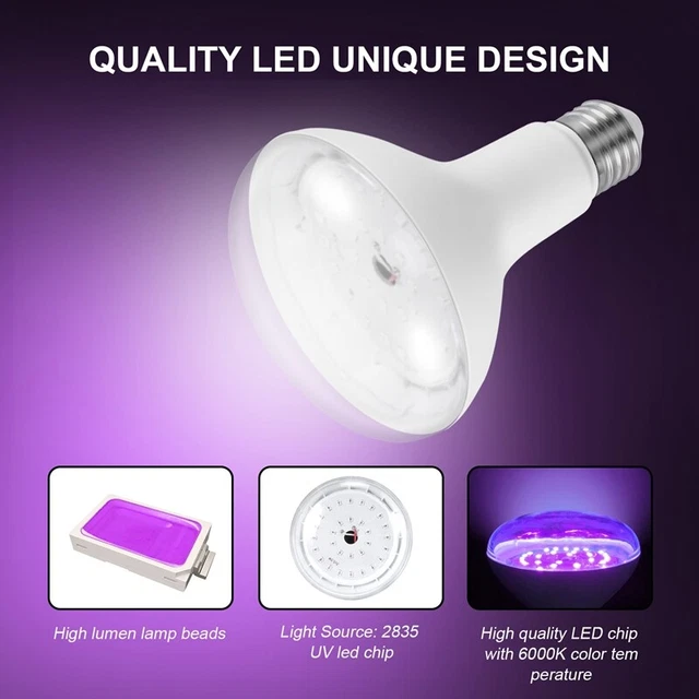 1X(E26 15W ULTRAVIOLET UV Lamp Bulb Fluorescent Detection Lamp3677 $23.02 - PicClick AU