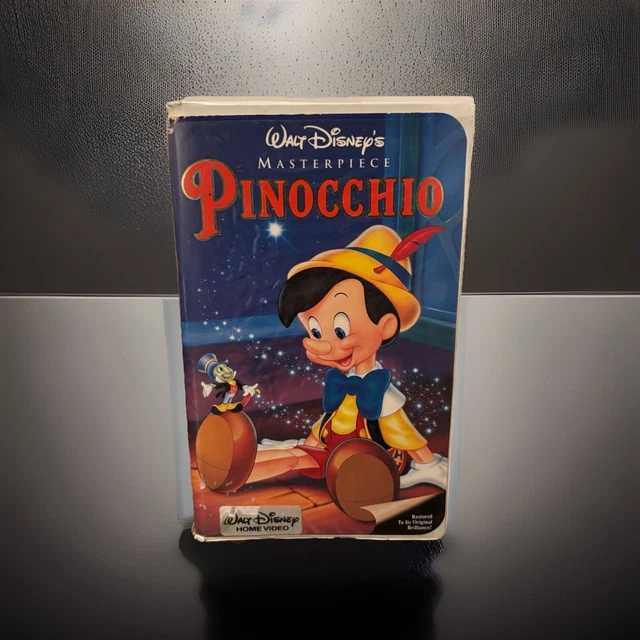 DISNEY PINOCCHIO VHS Walt Disney Masterpiece Collection (VHS, 1993 ...