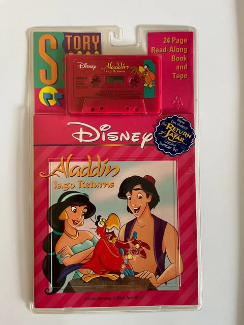 ALADDIN: LAGO RETURNS Audio Cassette Read-Along 1994 Sealed Walt Disney ...