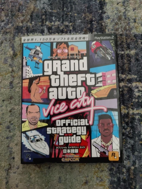 GRAND THEFT AUTO Vice City PS2 (Japanese) Official Strategy Guide Book ...