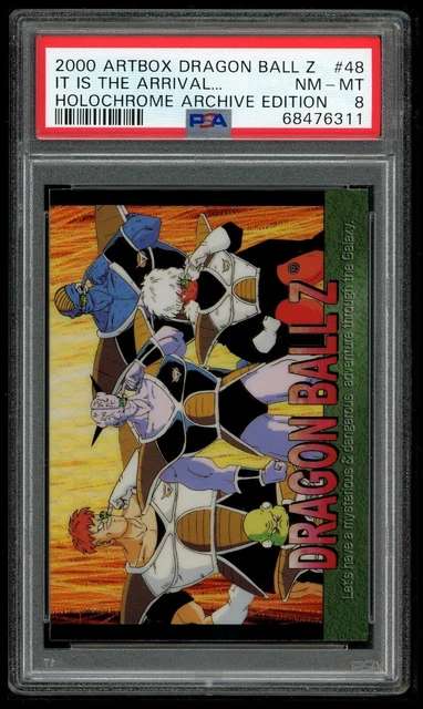 DRAGON BALL Z ArtBox Holochrome 48 Ginyu Reacoom Jheese 2000 PSA 8 ...