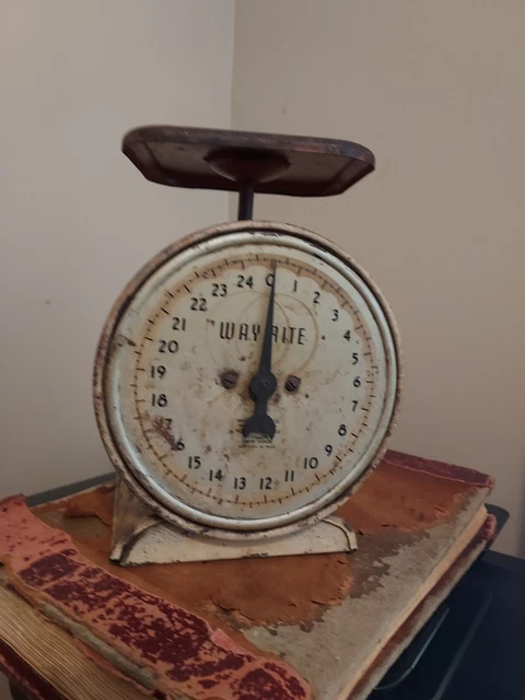 1920'S WAY RITE Scale Kitchen Granny Vintage Farmhouse Primitive ...