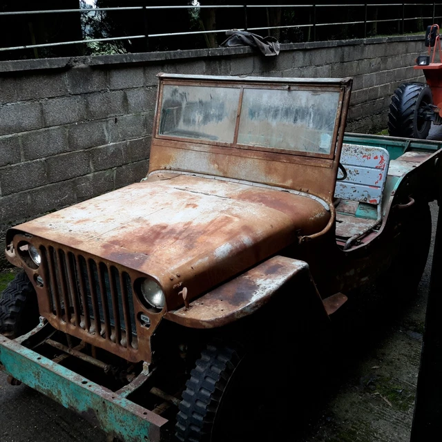 WILLY'S MB JEEP 1943 military vehicle classic car barn find £14,500.00 ...