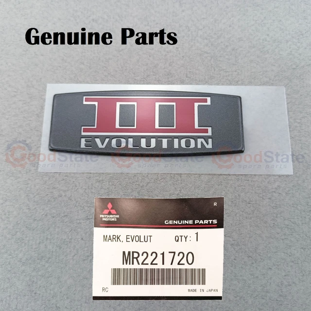 GENUINE MITSUBISHI LANCER Evo 3 95-96 Rear Boot Trunk Emblem Badge ...