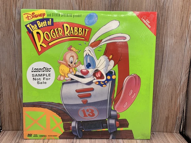 THE BEST OF ROGER RABBIT Laserdisc LD CAV WALT DISNEY RARE RECALLED BY ...