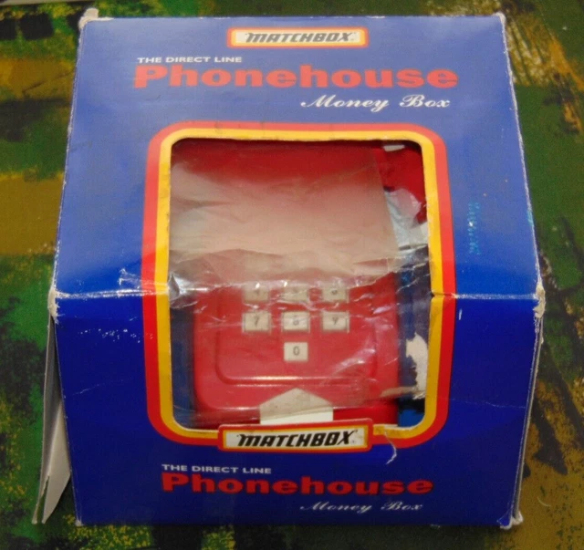 MATCHBOX THE DIRECT Line Phonehouse Telephone shaped Money Box from ...
