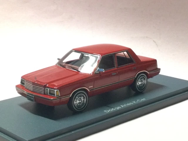 NEO 1:43 DODGE Aries K-Car Red NEO44898 EUR 79,30 - PicClick IT