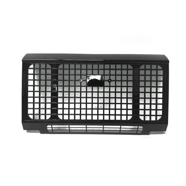 FOR LAND ROVER Defender 90 110 Gloss Black Heritage Style Front Grille ...