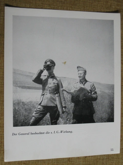 ORIGINAL GERMAN PHOTO GENERAL ERWIN ROMMEL 7th PANZER DIVISION OBSERVE ...
