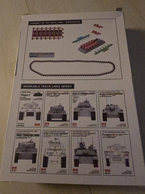 PANZERKAMPFWAGEN III/IV | Workable Track links - 1:35 | 40 cm Top Neu 🤗 ...