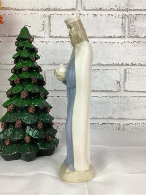 VINTAGE PORCELAIN BISQUE Nativity Figure 10" Balthasar $38.81 - PicClick CA