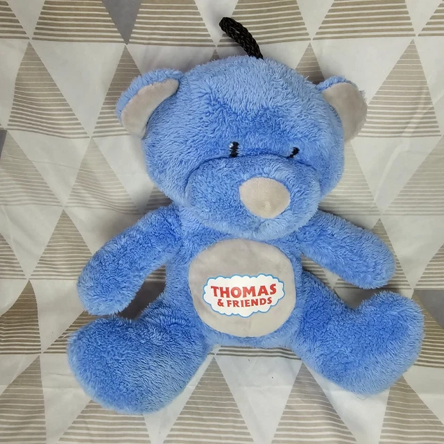 THOMAS & FRIENDS Blue Logo Teddy Bear Soft Toy plush Thomas the tank ...