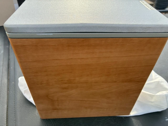 CAMBRIDGE AUDIO S30 Bookshelf Speakers Pair Natural Wood Silver Tested ...