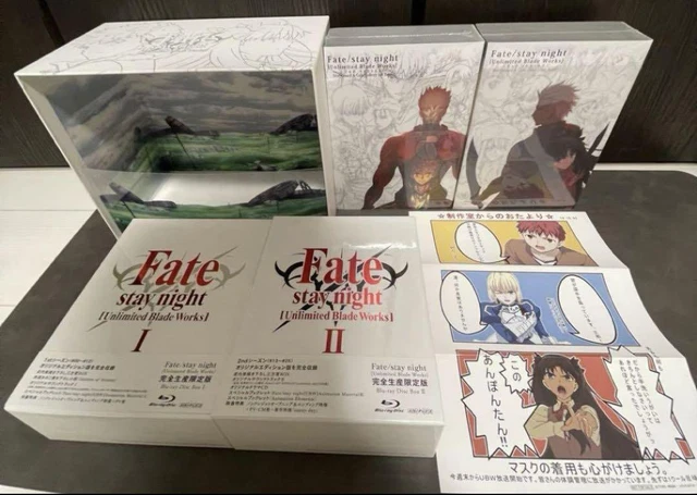 FATE/STAY NIGHT UBW Blu-Ray Box Ufotable EUR 359,52 - PicClick IT