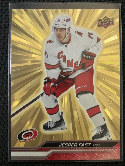 CARTE PARALLÈLE JESPER Fast 2023-24 Upper Deck Extended Outburst or #1/ ...