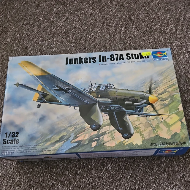 TRUMPETER 03213 - 1/32 Junkers Ju-87A 'Stuka' model kit £50.00 ...