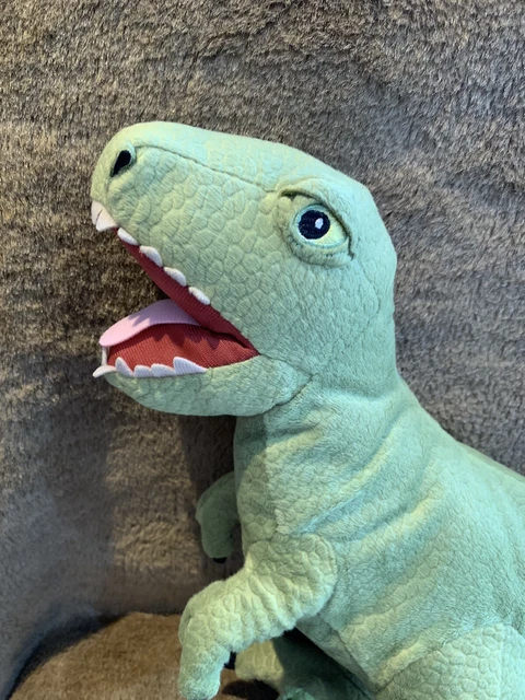 IKEA JATTELIK TYRANNOSAURUS Rex T Rex Dinosaur Soft Toy Plush Green ...