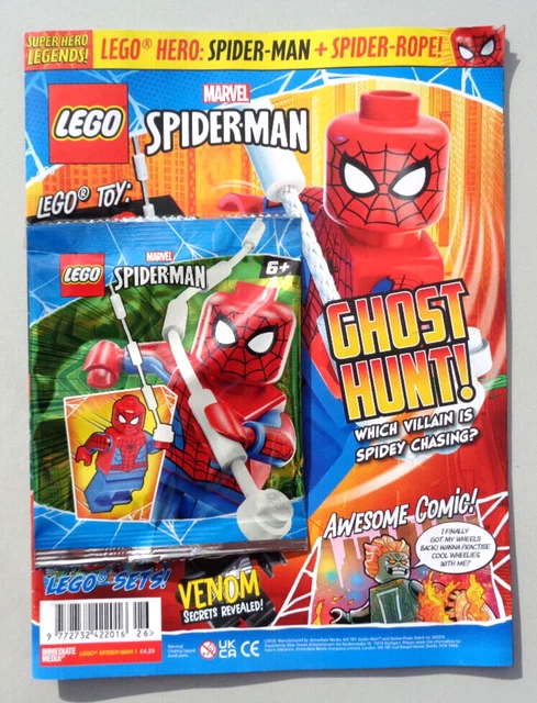 LEGO SPIDERMAN MAGAZINE Issue #1 ~ 2022 ~ New With Spider-Man + Spider ...