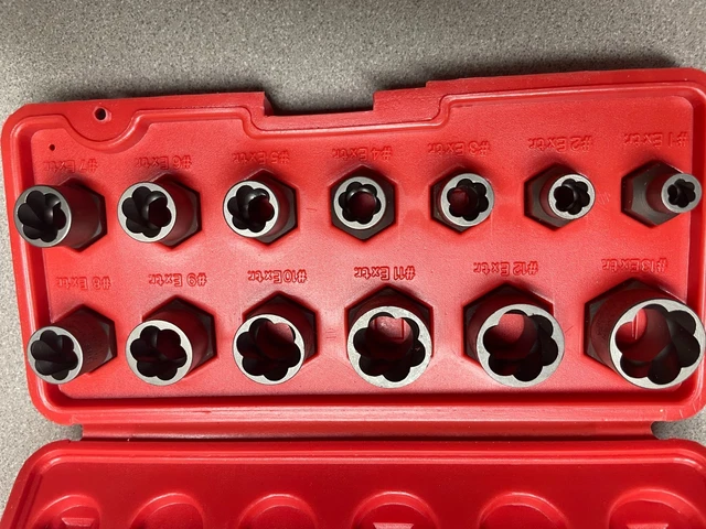 CRAFTSMAN BOLT OUT Bolt and Nut Extractor Set, Like New $54.58 ...