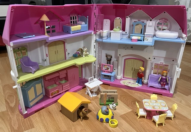 DOLL HOUSE WITH furniture 16 Inch High £19.36 - PicClick UK