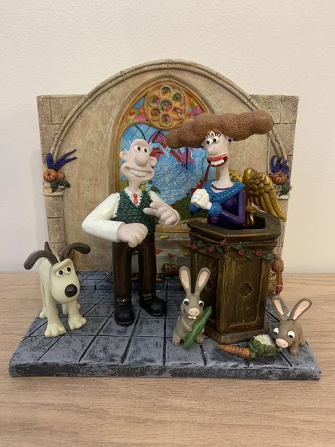 WALLACE AND GROMIT Curse Of The Were Rabbit Statue £29.99 - PicClick UK