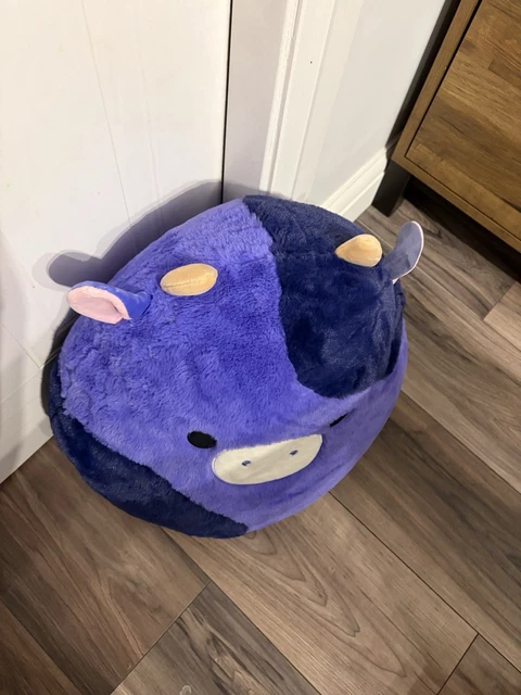 RARE INGRID THE Purple Cow Fuzz A Mallow Squishmallow 40cm/ 16 Inches ...