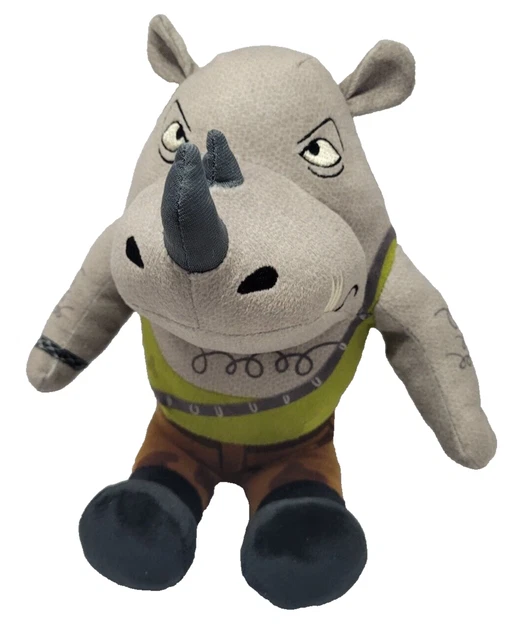 ROCK STEADY TEENAGE Mutant Ninja Turtles 9"Plush Soft Toy Teddy Play By ...