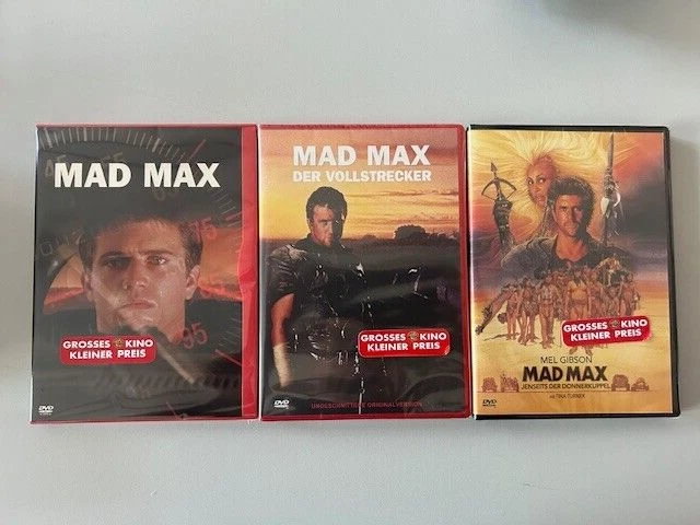 MAD MAX TRILOGY Uncut 1 2 3 Das Original Edition MEL GIBSON Trilogie ...