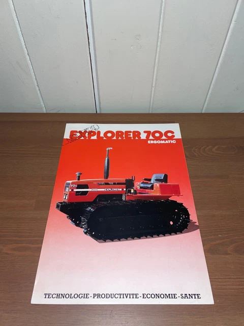BROCHURE PROSPEKT PROSPECTUS TRACTEUR SAME EXPLORER 70C trattore-someca ...