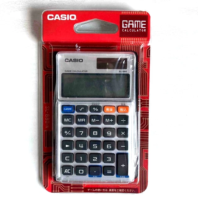 CASIO SL-880-N INVADER Game LCD G&W Game Watch Calculator Dentaku From ...