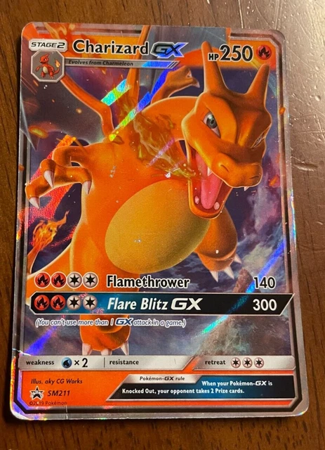 SUN & MOON: Black Star Promos - Charizard GX (SM211) - Pokemon Card ...