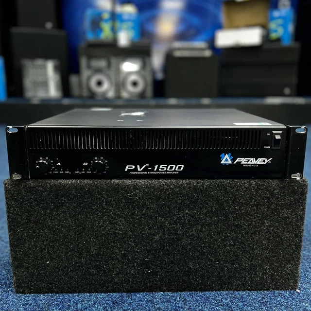 USED PEAVEY 1500 Power Amplifier 500w + 500w £209.00 - PicClick UK