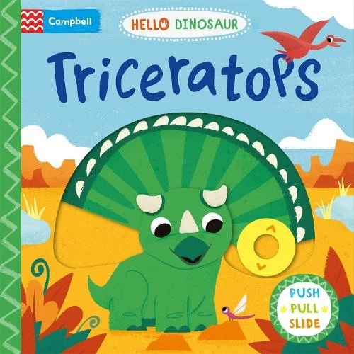 CAMPBELL BOOKS TRICERATOPS (Libro de cartón) Hello Dinosaur EUR 14,13 ...