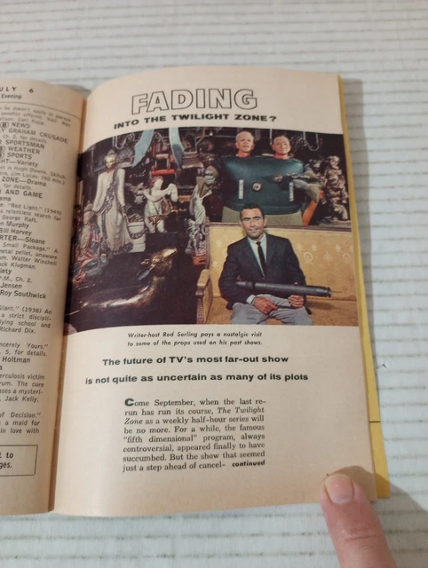 TV GUIDE UT ID June 30 1962 Mitch Miller Peter Falk Fred Gwynne Rod ...