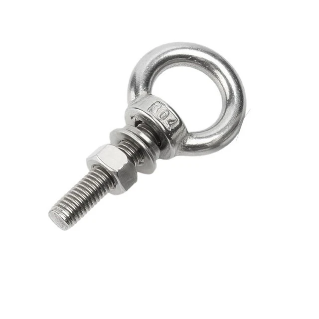 STAINLESS STEEL EYE Bolt with Nut Washer M16*100mm Lifting Ring Eye ...
