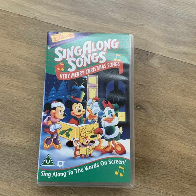 DISNEY - Sing Along Songs - A Very Merry Christmas - VHS Video £6.00 ...