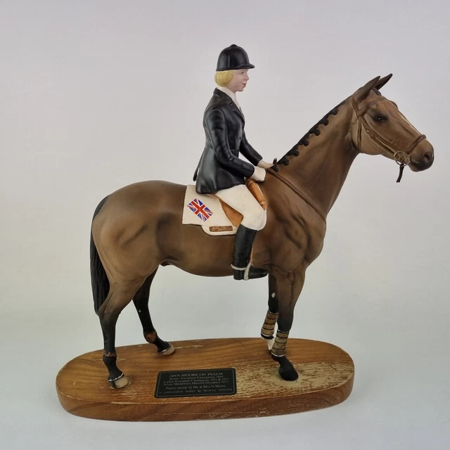BESWICK CONNOISSEUR FIGURE Ann Moore On Psalm Horse 33cm High £149.00 ...