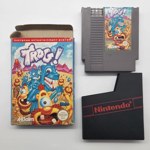 TROG NINTENDO ENTERTAINMENT System NES Game Boxed EUR 47,52 - PicClick FR