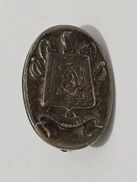 CAVALERIE AVANT GUERRE RARE Insigne 3ème Hussards ovale Matricé 24 mm ...