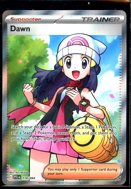 POKÉMON TCG PHANTASMAL Flames Dawn 118/094 Full Art Ultra Rare Near ...