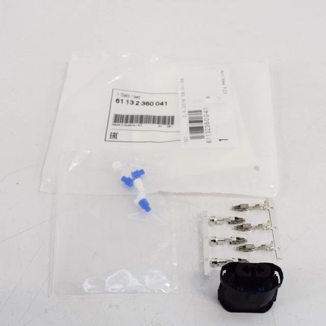 BMW GENUINE REP. Kit For Socket Housing 2 Pol. 61132360041 E36 E38 E39 ...