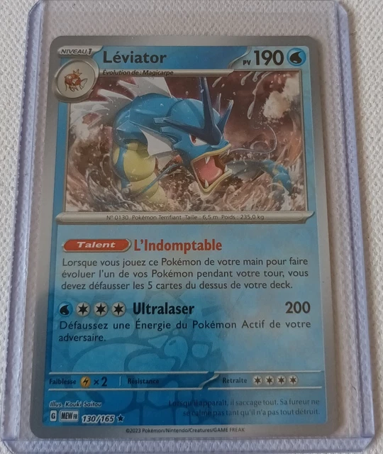 CARTE POKEMON LEVIATOR Français REVERSE - EV3.5 MEW FR 151 - 130/165 ...