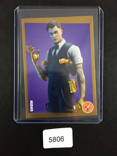 MIDAS STICKER PANINI Fortnite #126 / Golden Frame Series £15.36 ...