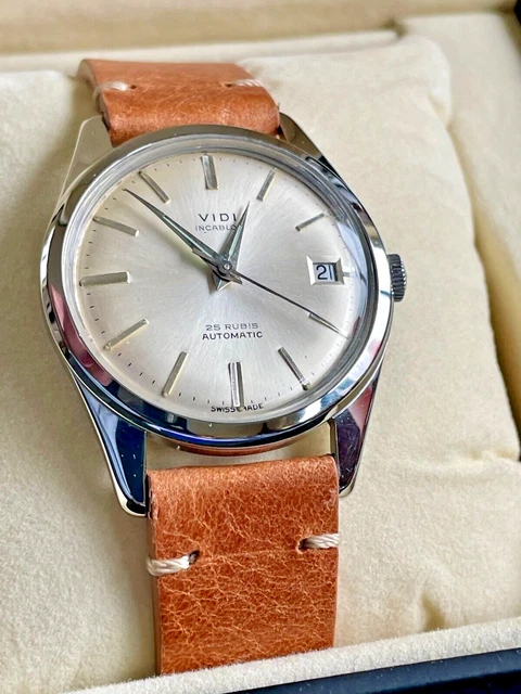 MENS VIDI AUTOMATIC Watch - ETA 2452 - Rare Swiss Vintage piece, Just ...