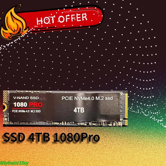 4TB M.2 SSD NVMe PCIe 4.0 SSD 1080 PRO - NEU! EUR 144,99 - PicClick DE
