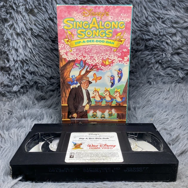 DISNEYS SING ALONG Songs - Song of the South: Zip-A-Dee-Doo-Dah VHS ...