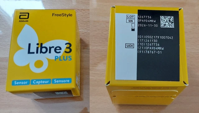 FREESTYLE LIBRE 3 Sensor, neu ungeöffnet MHD 30.11.2026 EUR 48,50 ...