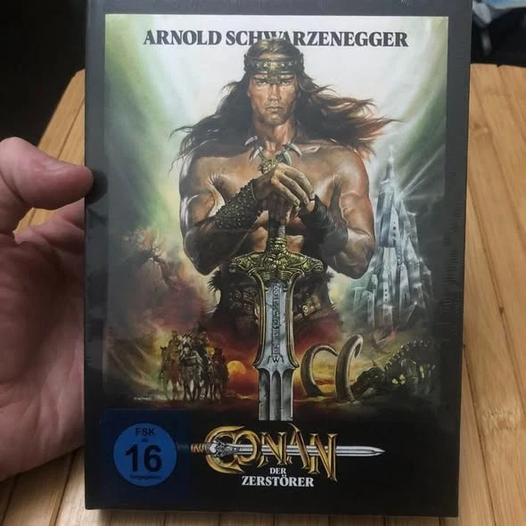 RARE OOP CONAN the Destroyer German Mediabook Blu Ray New Sealed £21.50 ...